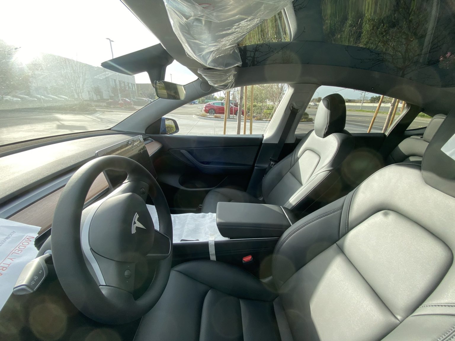 Interior of Model Y pre-production vehicle – Tesla Model Y Wiki